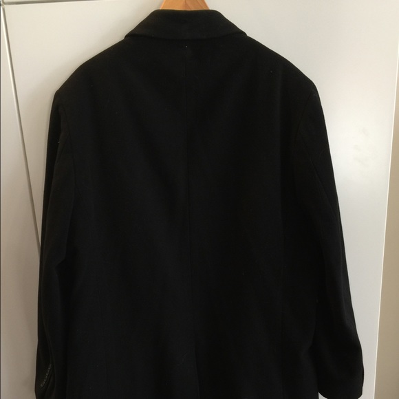 Perry Ellis | Jackets & Coats | Mens Black Wool Coat | Poshmark